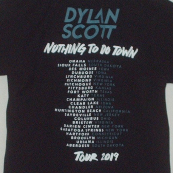 Dylan Scott | Shirts | Dylan Scott Tour 27 Tshirt New Size Small | Poshmark